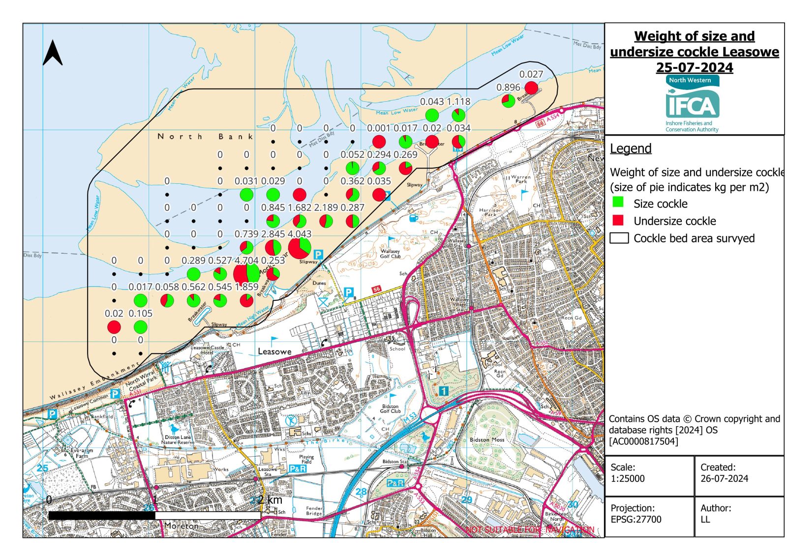 NWIFCA District July Cockle Survey Results 2024 - IFCA North West
